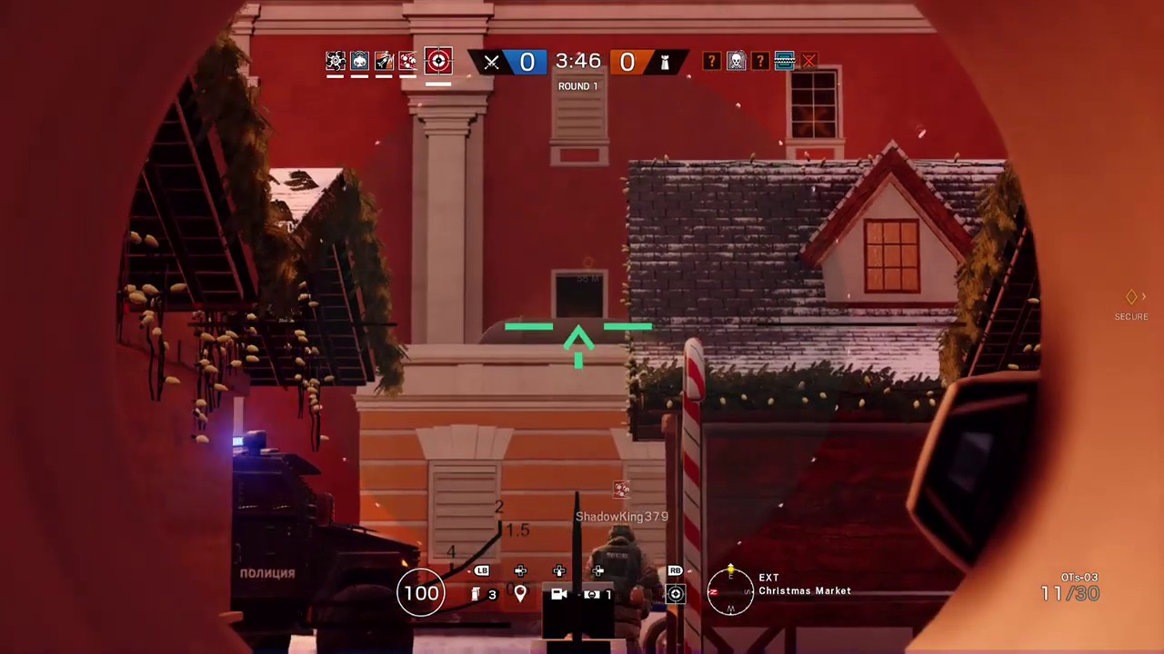 R6 Glaz Snipe thru barricade - YouTube