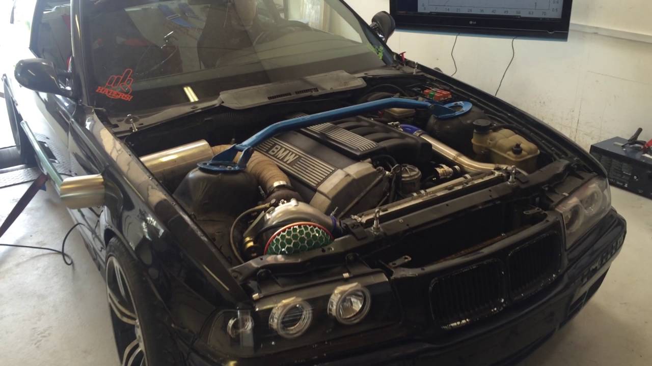 BMW m50b32 turbo - Turbomanifold from Qualitec.dk - YouTube