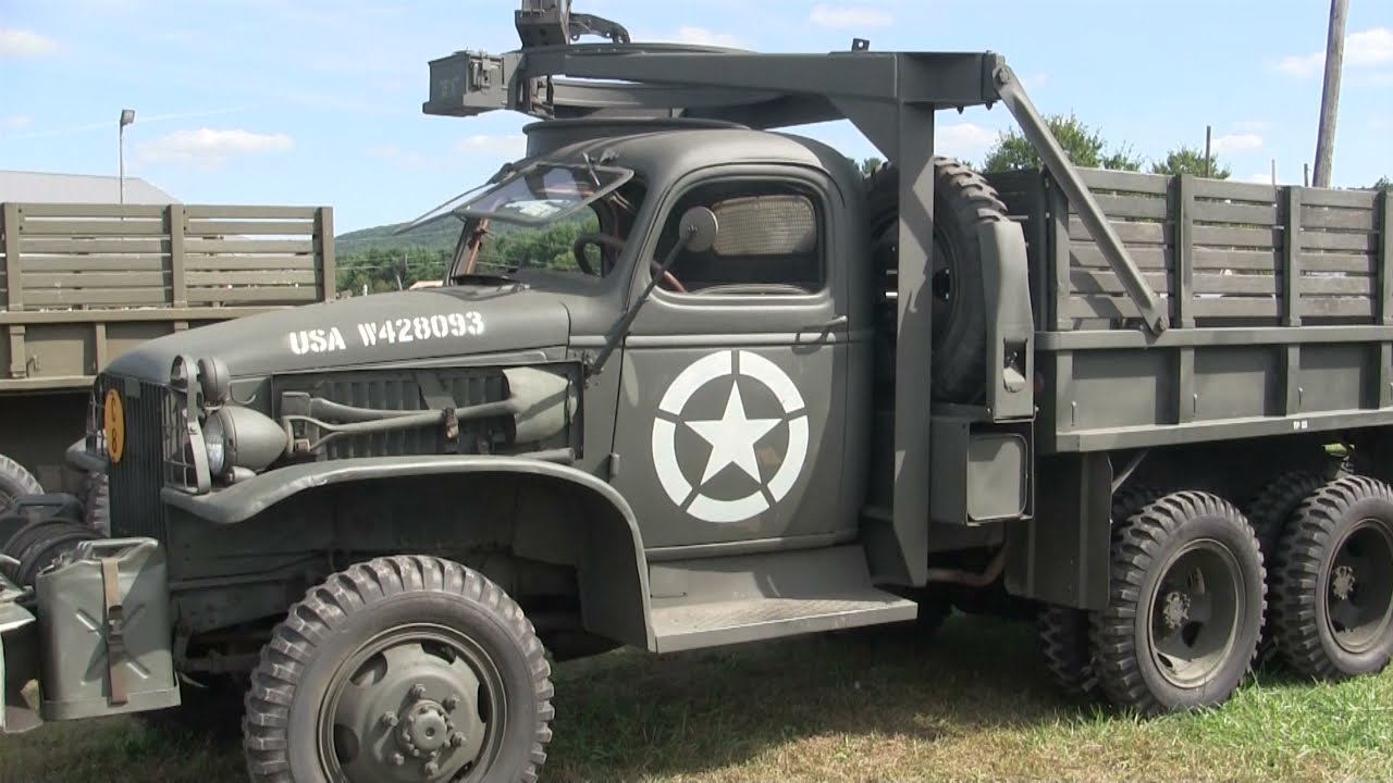 WWII GMC Hard Cab CCKW-352 2½-ton 6×6 Truck Detail Walk Around Video ...