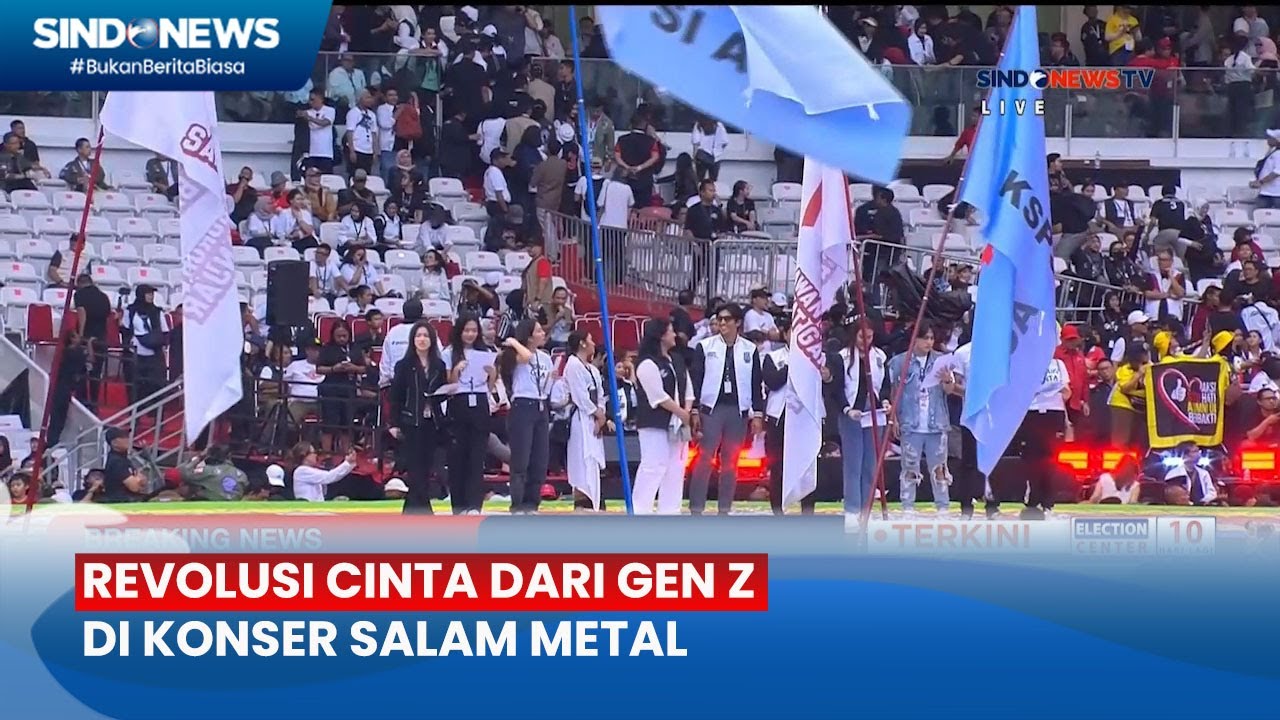 GEN Z Sampaikan Revolusi Cinta di Konser Salam Metal di GBK - YouTube