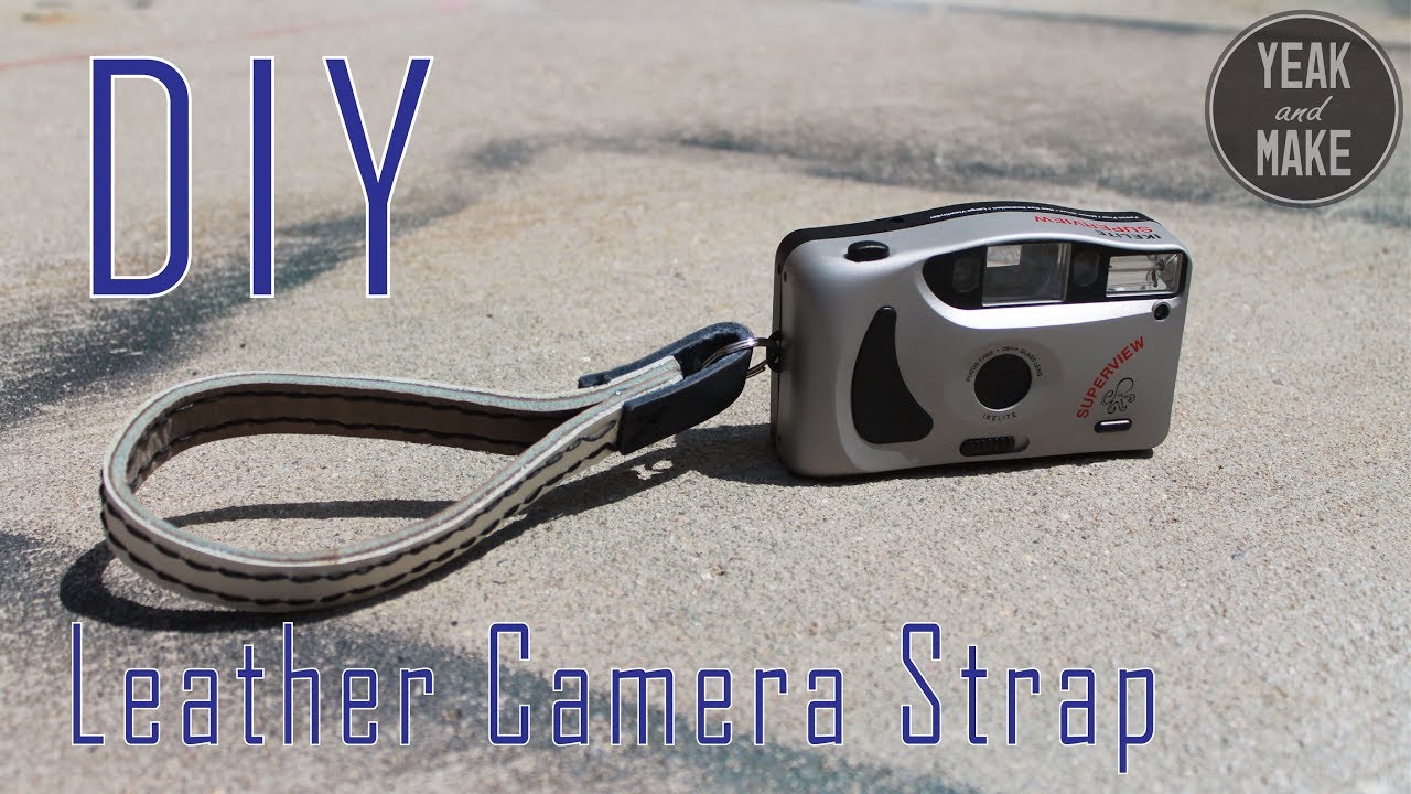 DIY Leather Camera Strap - YouTube
