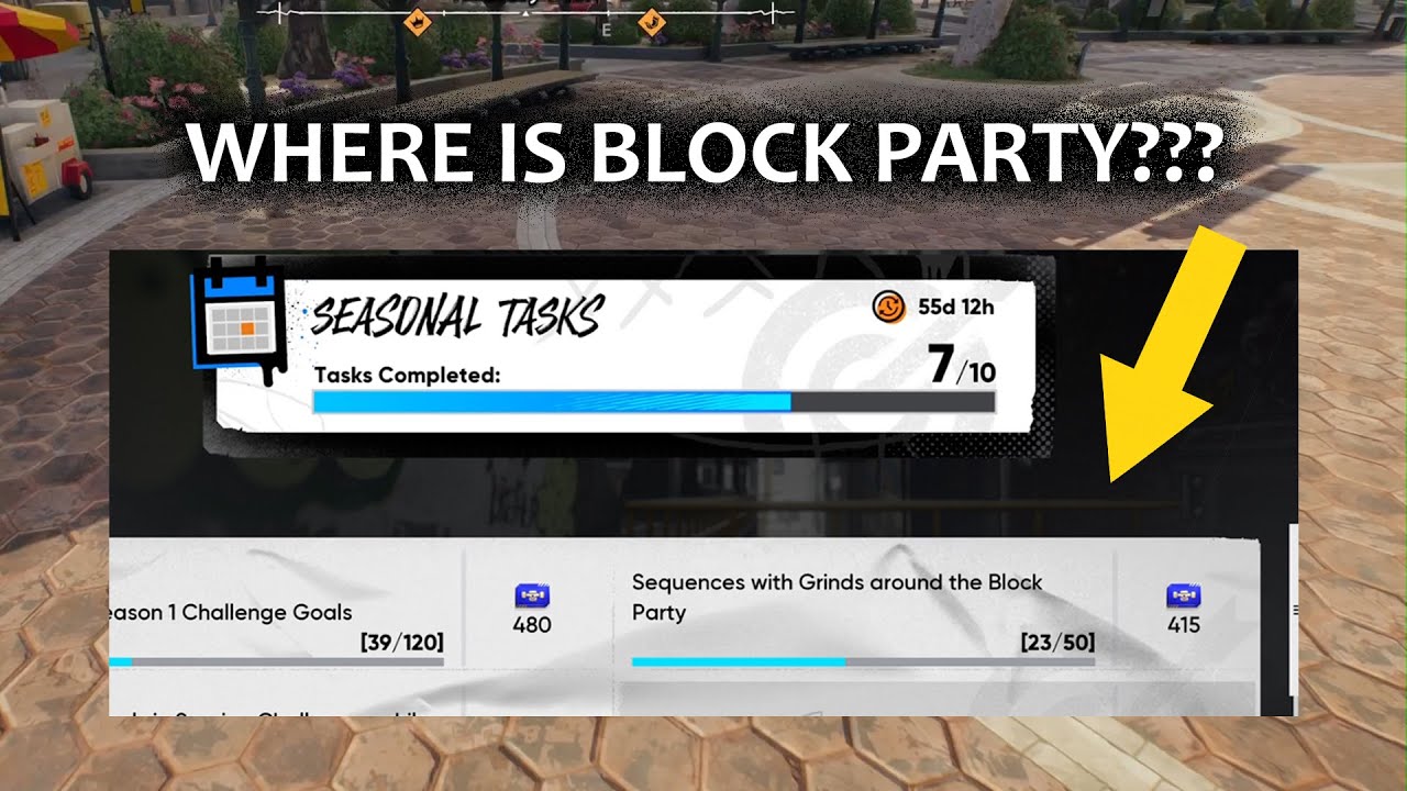 Skate. Block Party Grind Task Location - YouTube