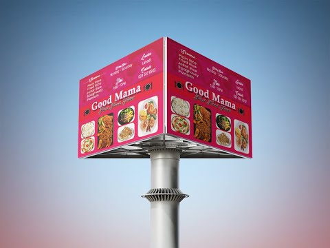 How to Design Fast Food Joint Banner in Photoshop - YouTube