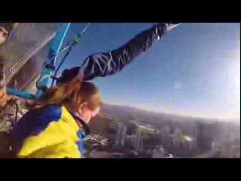 I Jumped Off of a Building in Las Vegas (Stratosphere Sky Jump) - YouTube