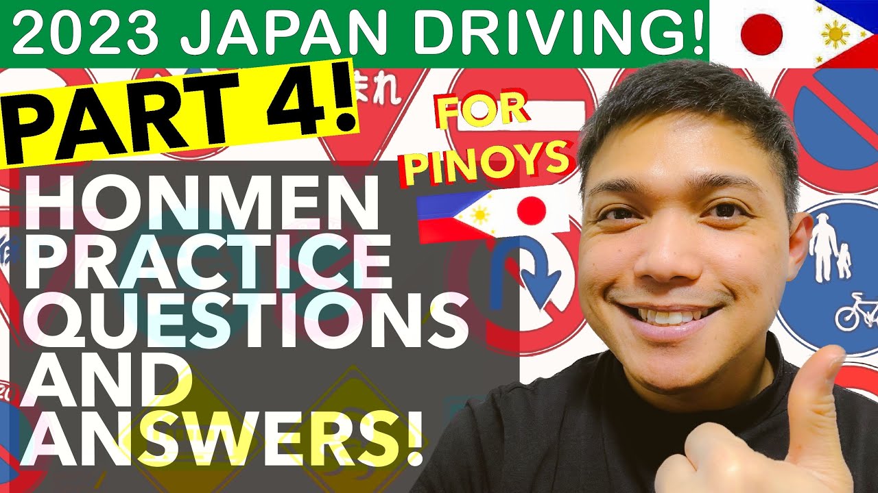PART 4: 2023 HONMEN JAPAN DRIVING EXAM PRACTICE AND REVIEW HOW TO PASS ...