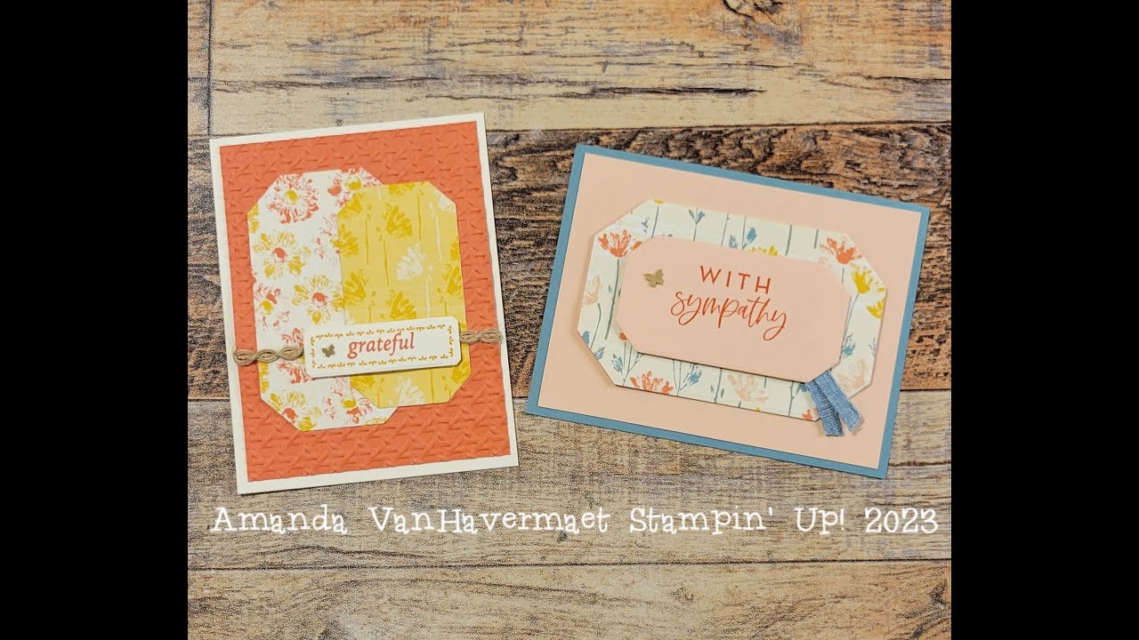 Countryside Corners Dies Fun Fold card from Stampin' Up! - YouTube