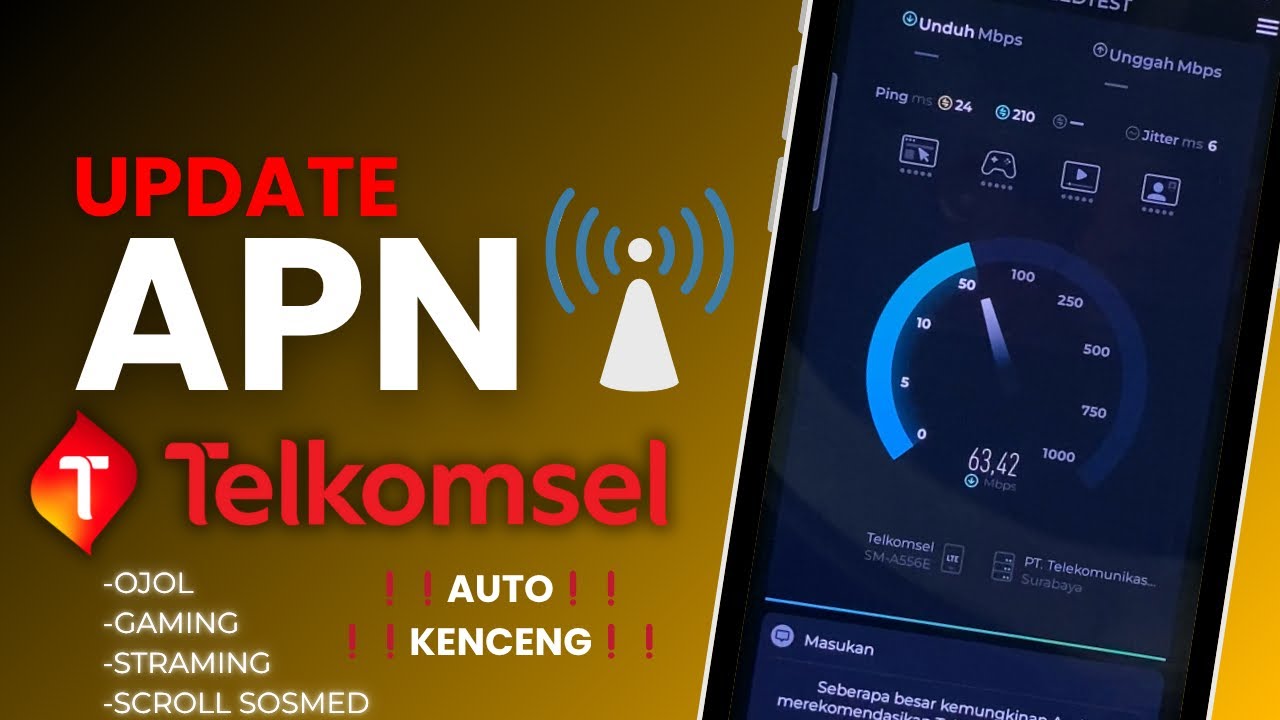 UPDATE APN TELKOMSEL TERBARU!!! KENCENG POLL NO BUFFRING!! - YouTube