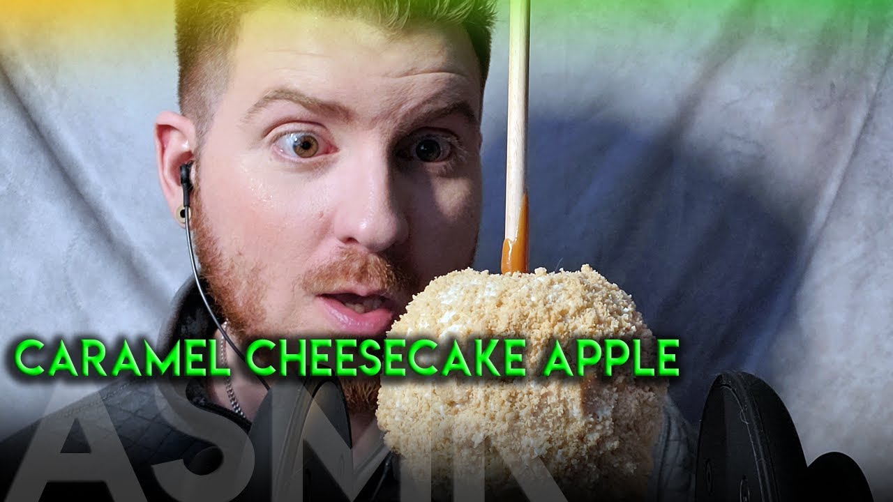Caramel Apple ASMR eating sounds for relaxation and tingles - YouTube
