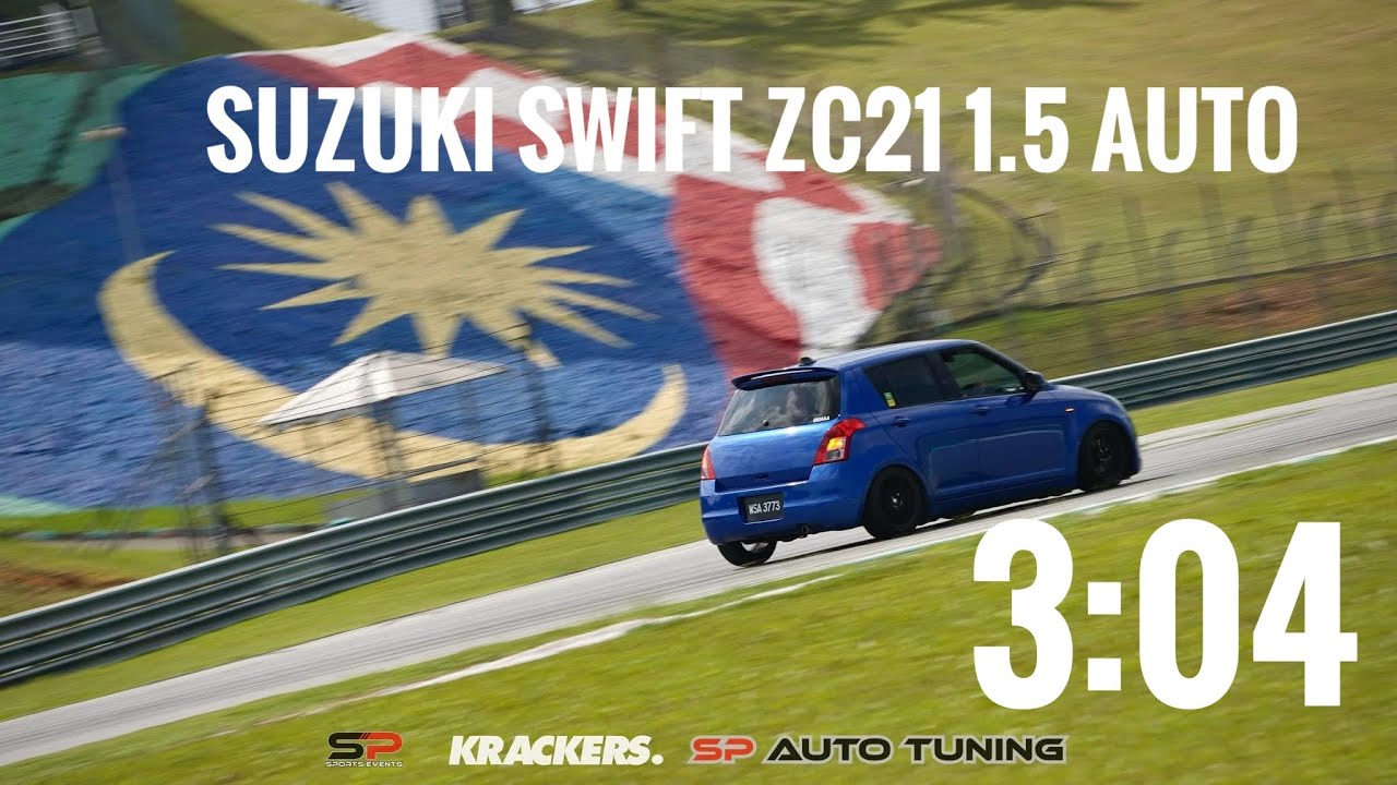 Suzuki Swift Zc21 Sepang 3:04 (Stock engine 4AT) (1st Trackday) - YouTube