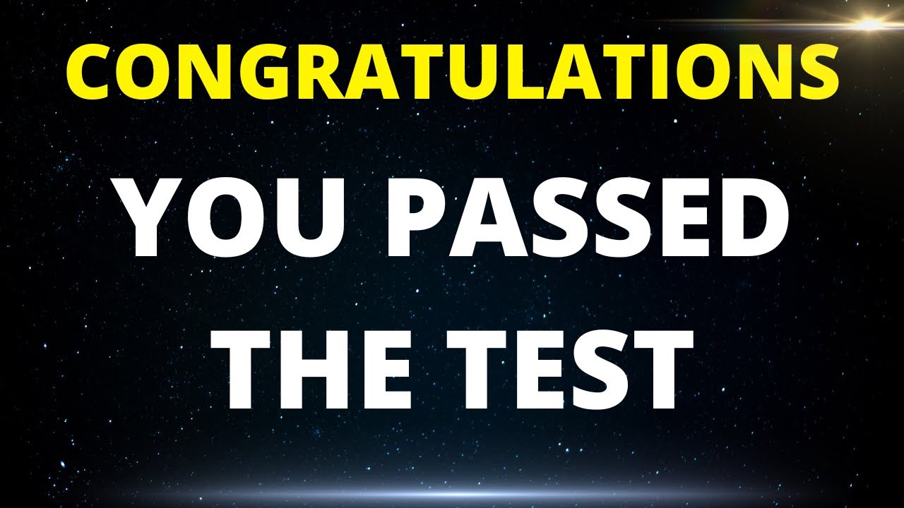 💌Universe: IT WAS A TEST OF LOYALTY AND YOU PASSED! CONGRATULATIONS ...