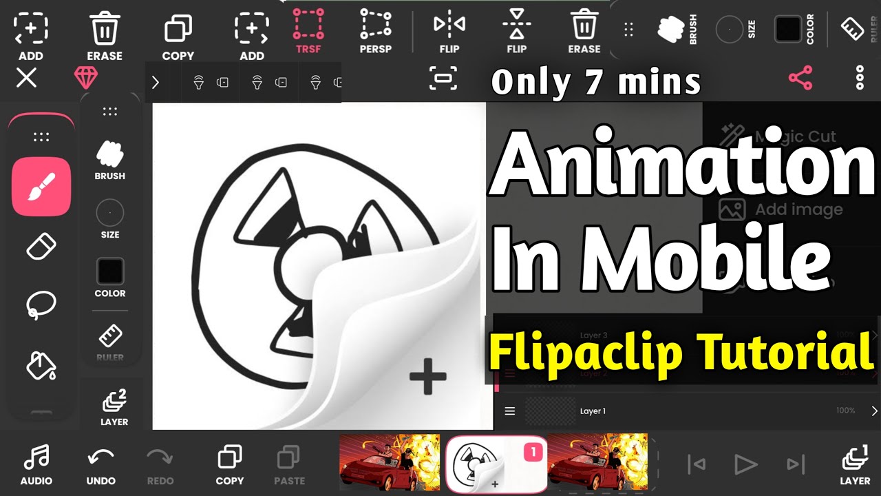 [ Flipaclip ] Full Tutorial For Beginners || 2D Recreation - YouTube