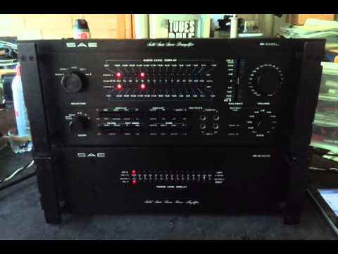 SAE 2100L pre and 2200 amp - YouTube