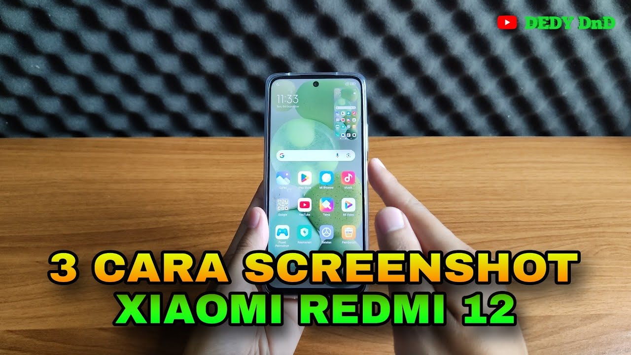 Cara Screenshot Xiaomi Redmi 12 - YouTube
