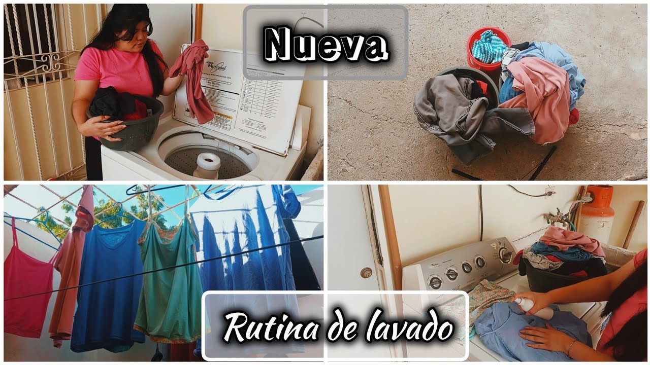 Mi RUTINA DE LAVADO 🧼productos económicos ️ LAVADORA AUTOMATICA ️ - YouTube