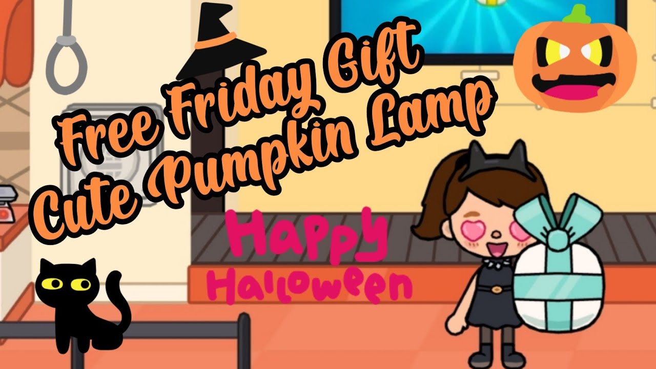 Free friday gift cute pumpkin lamp 🎃🕯️| toca boca toca life world @Toca ...