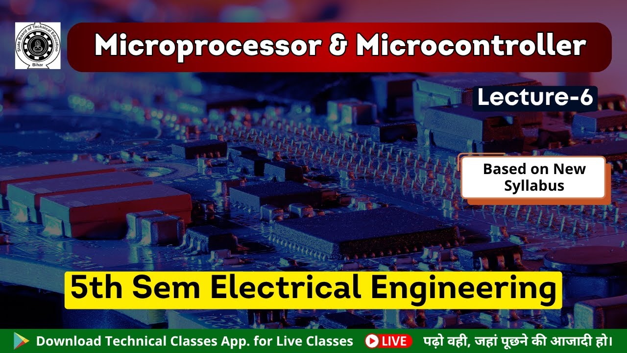 Microprocessor & Microcontroller(L-6) || Electrical 5th Semester || SBTE Bihar Polytechnic - YouTube