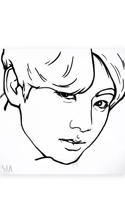 How To Draw Jungkook Bts Trailer Oddly Satisfying Art Step By Step