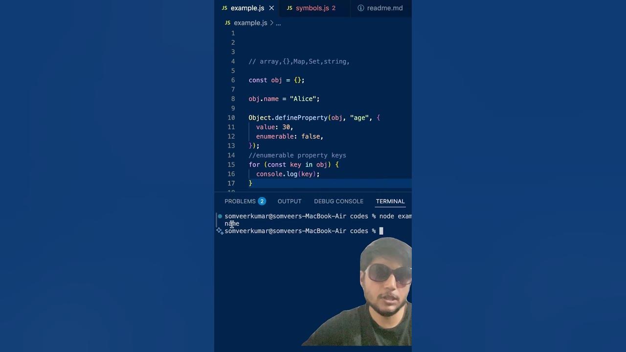 Symbol Iterator Vs Enumerable Property Keys In Javascript Coding Interview React Codingtips