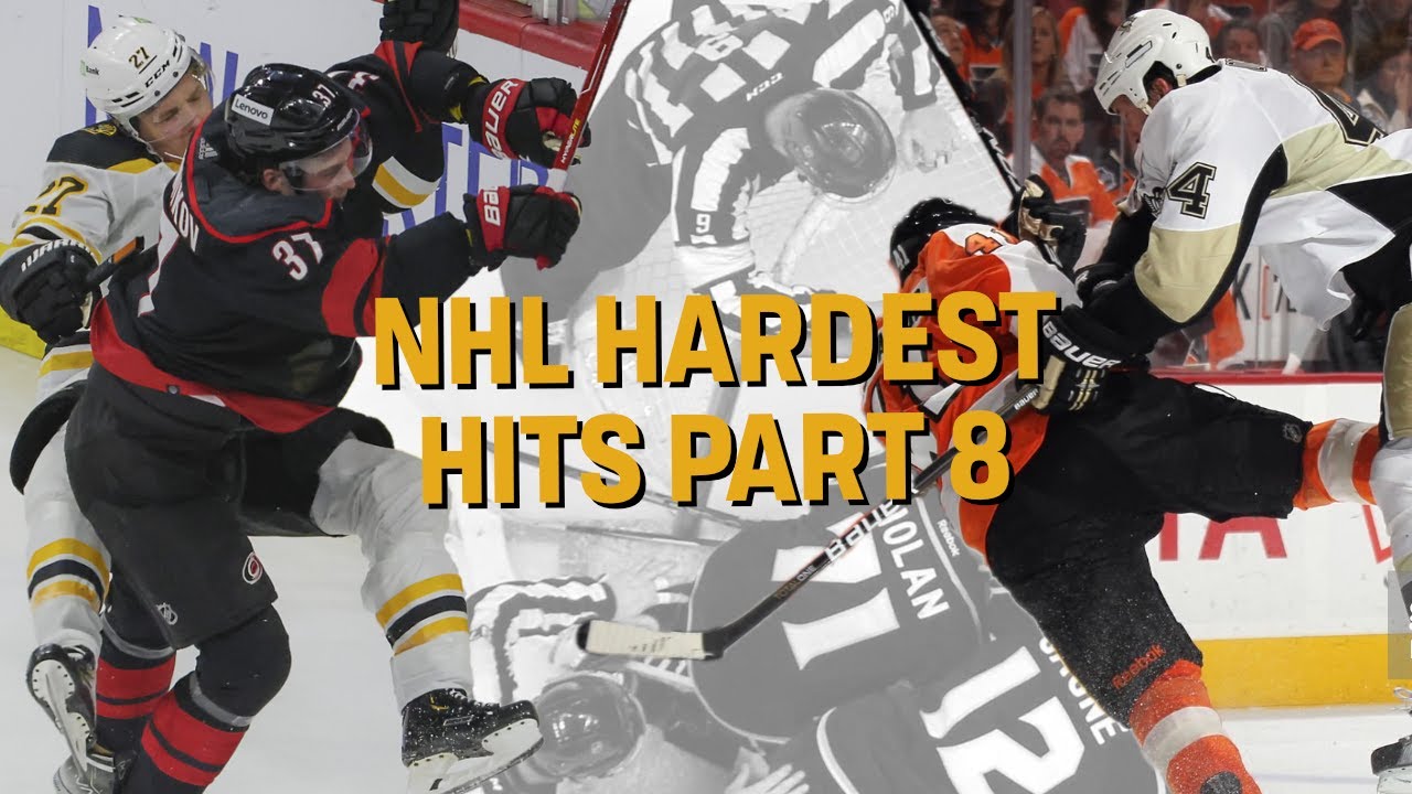 NHL Hardest Hits Part 8 - Violent Collisions - YouTube