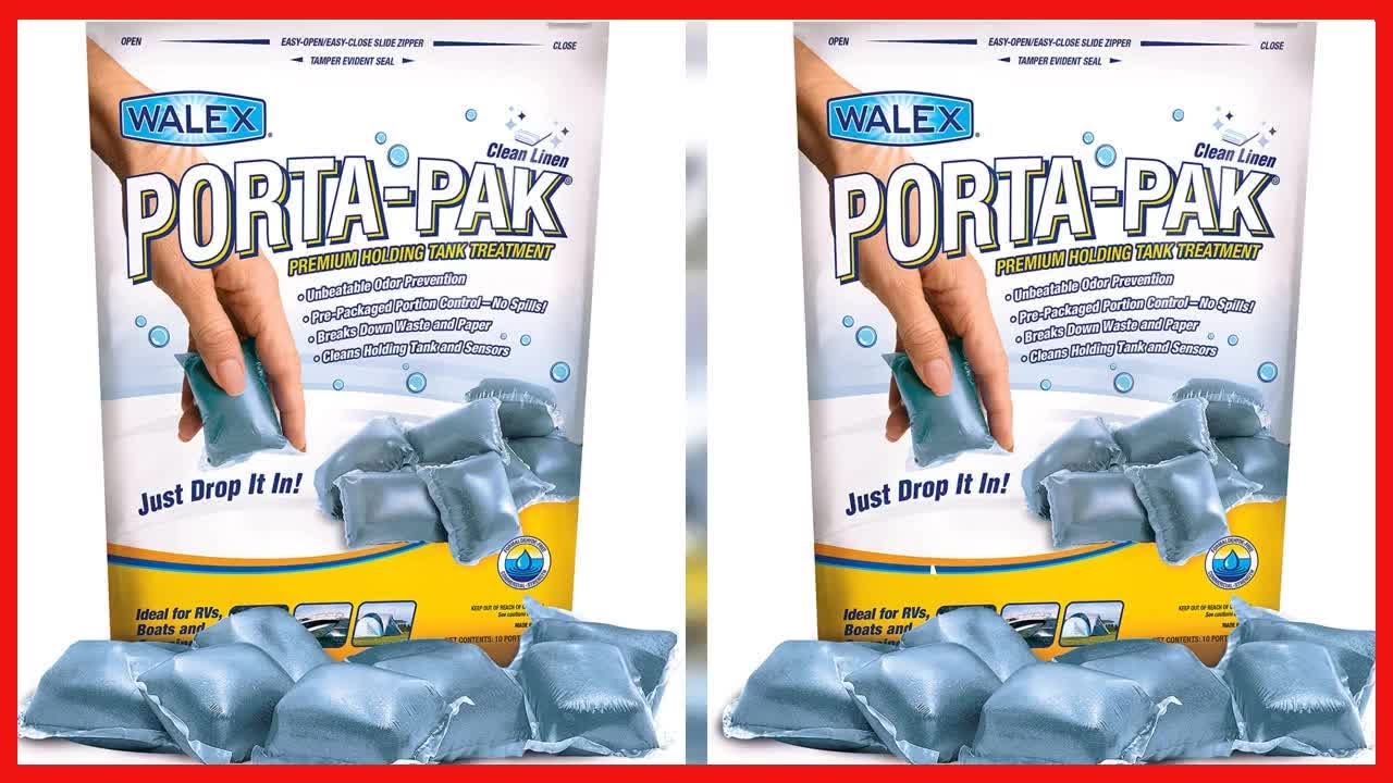 Great product - Walex Porta-Pak RV Black Holding Tank Deodorizer Drop ...