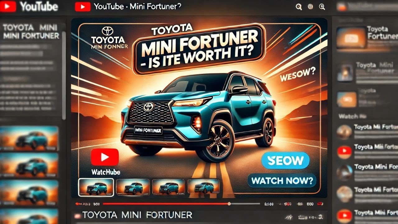 Toyota Mini Fortuner 2025: Price, Features & Performance Review #toyota ...