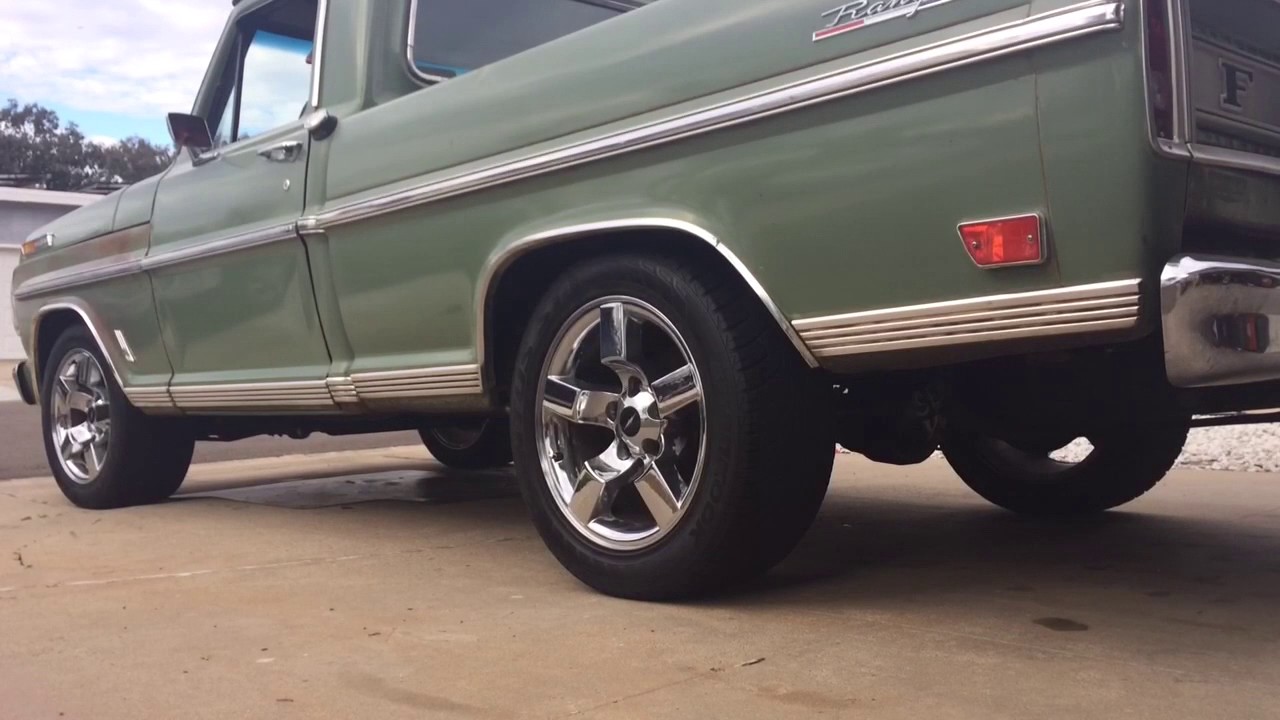 1968 ford f100 390 few with dynomax super turbos - YouTube