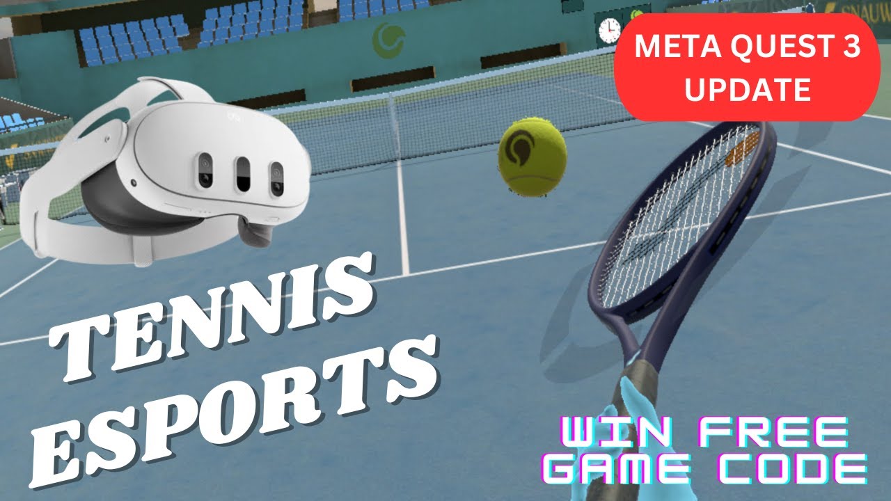 Tennis Esports - Meta Quest 3 Gameplay No Commentary - YouTube