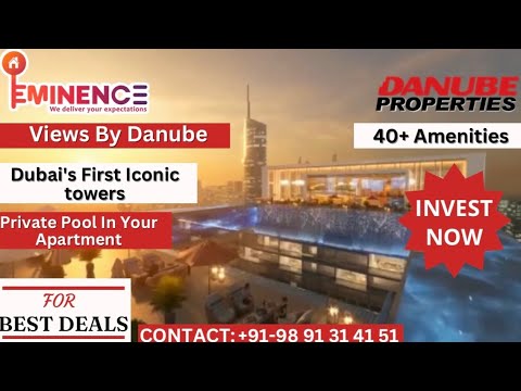 Viewz Danube | Dubai's First Iconic Towers | 1% Payment plan‼️. #youtube #viral #subscribe - YouTube