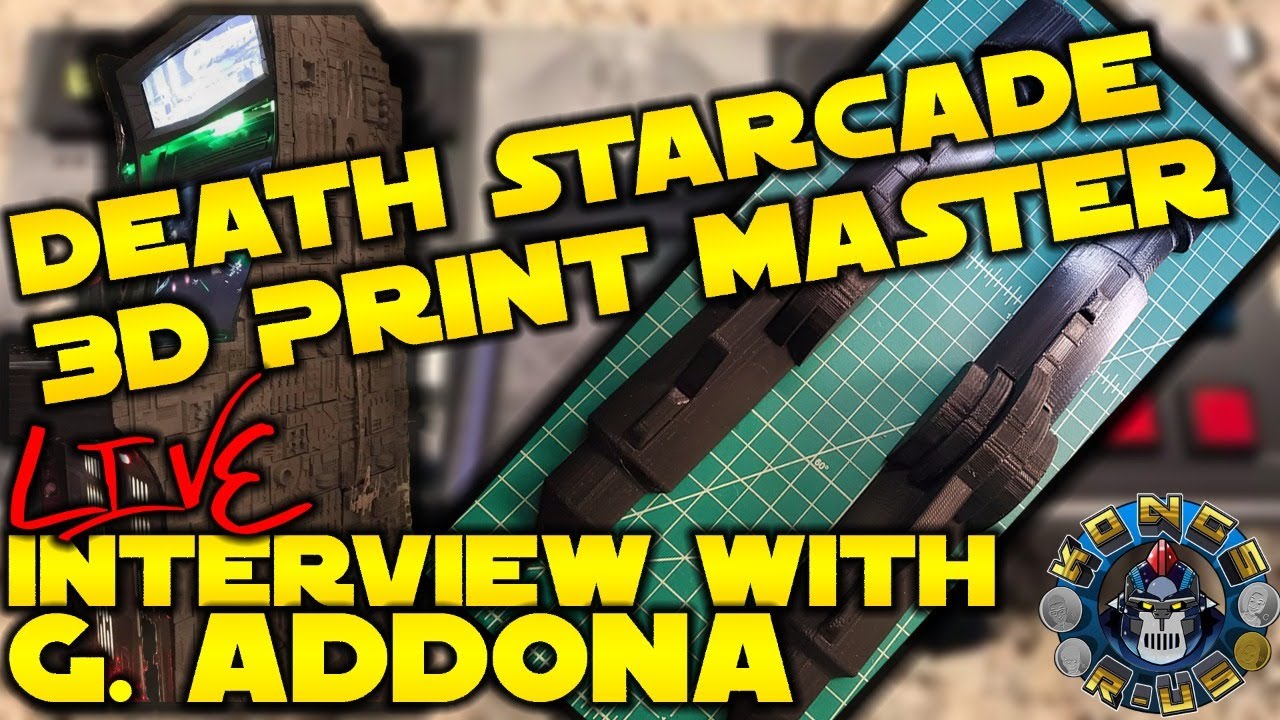 Death StarCade Custom Arcade1up + Interview w/ 3D Printer Guru G ...