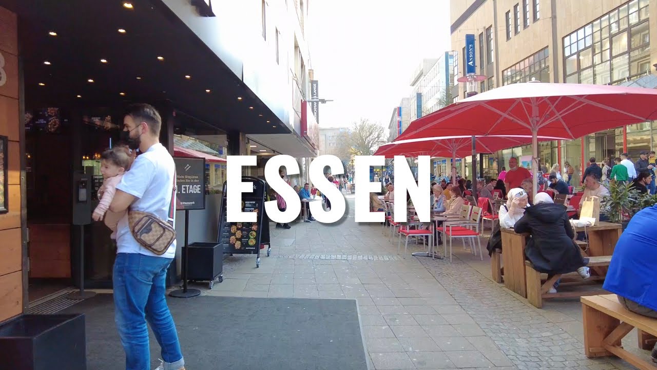 Tour of Essen, Germany | Street Walk | 4K | Deutschland | 2022 - YouTube