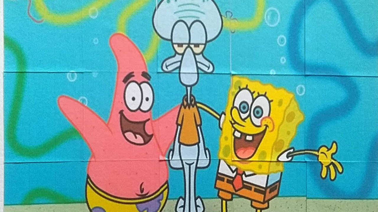spongebob, patrick, and Squidward playing together - assembly spongebob ...