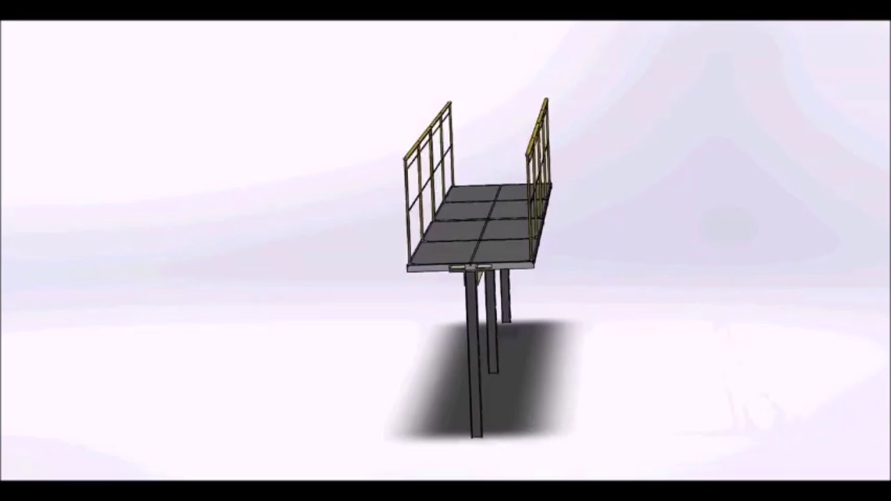 Catwalk, SolidWorks Assembly Animation - YouTube
