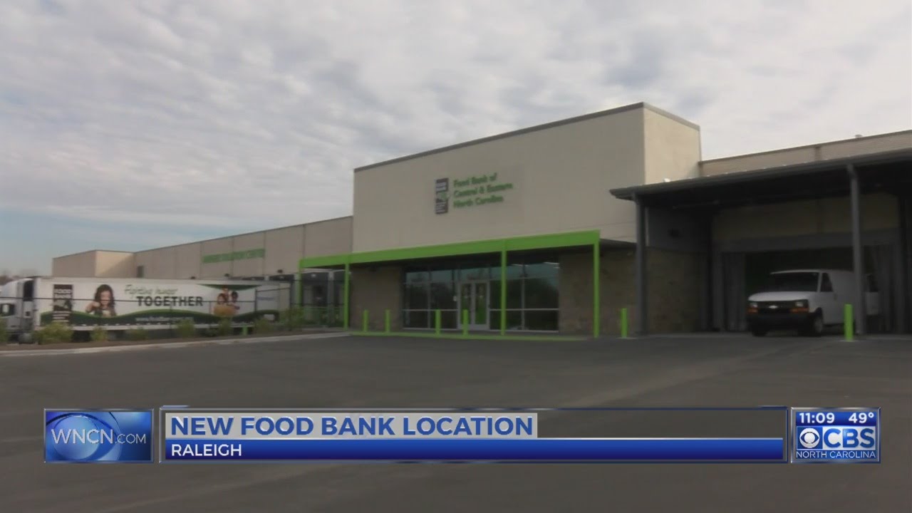 Raleigh food bank opens doors at new location - YouTube