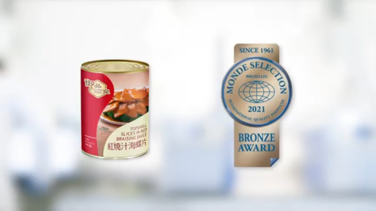 Topshell Slices in Red Braising Sauce | Bronze Award Monde Selection ...