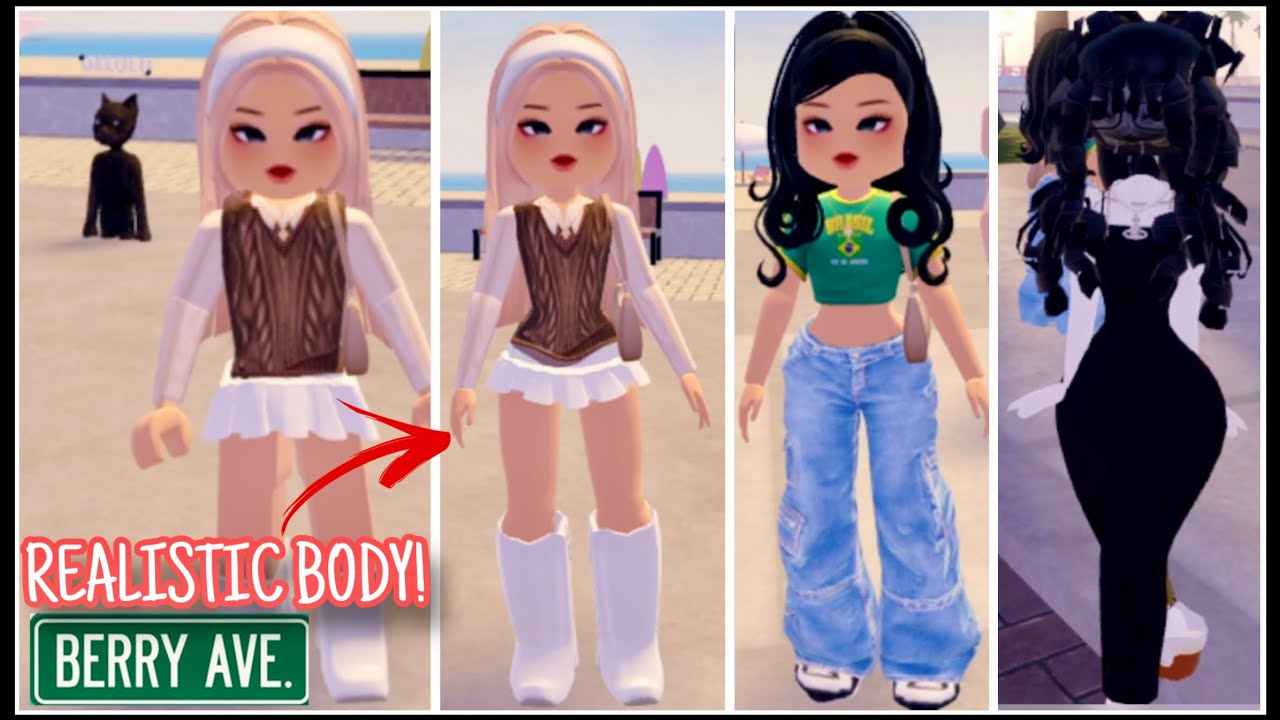 TUTORIAL/ HOW TO GET THE REALISTIC HOURGLASS BODY IN BERRY AVE ROBLOX ...