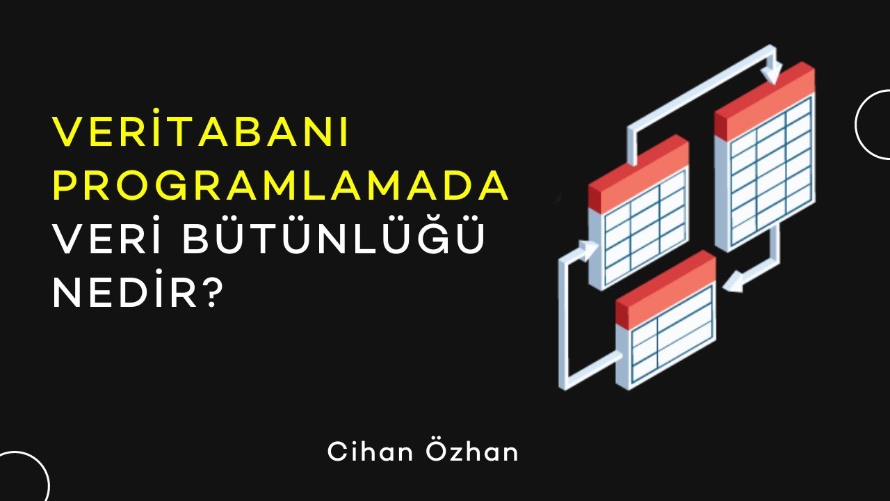 Veritabanı Programlama : Veri Bütünlüğü Nedir? - YouTube