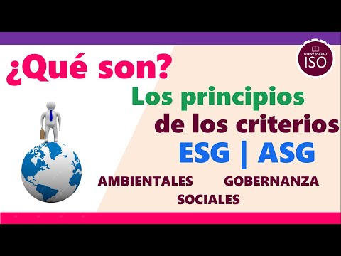 Los secretos de los principios de los criterios ESG | ASG - YouTube
