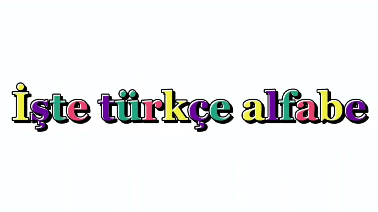 Turkish alphabet song - YouTube