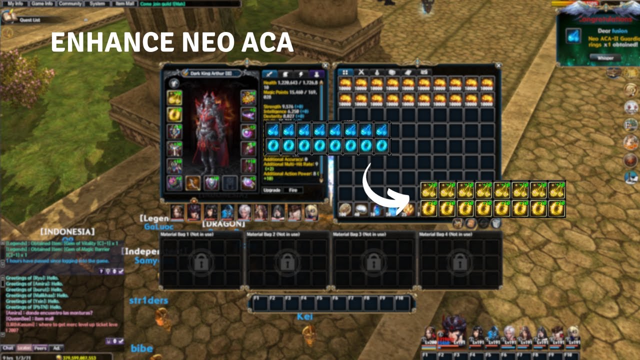 Enhance Neo Aca ke Grade Max Butuh Berapa Atlas? | Atlantica Origins ...