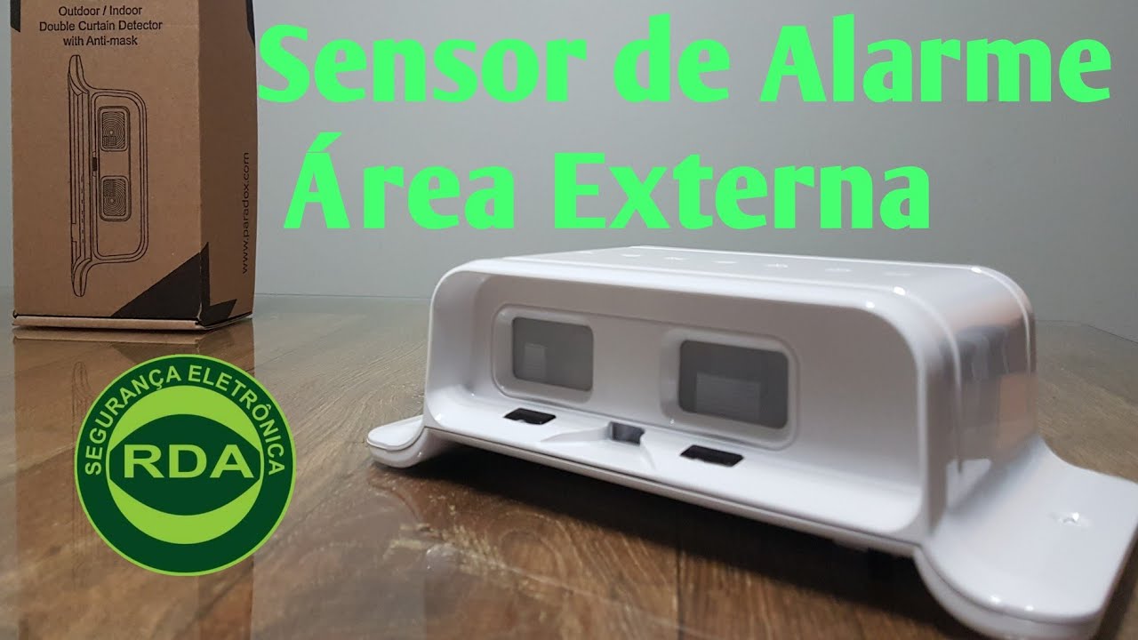 Sensor Paradox NV780 para Área Externa (aprovado) - YouTube