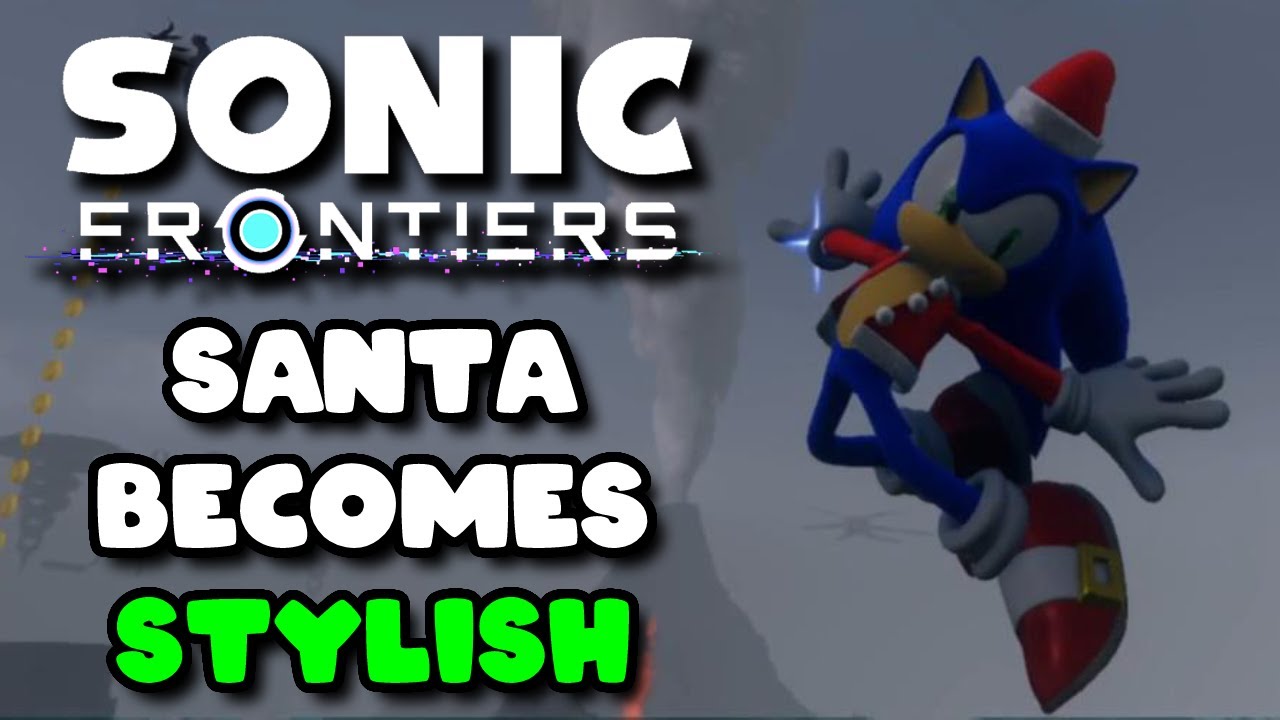 Santa Becomes STYLISH In The Sonic Frontiers Holiday Cheer DLC - YouTube