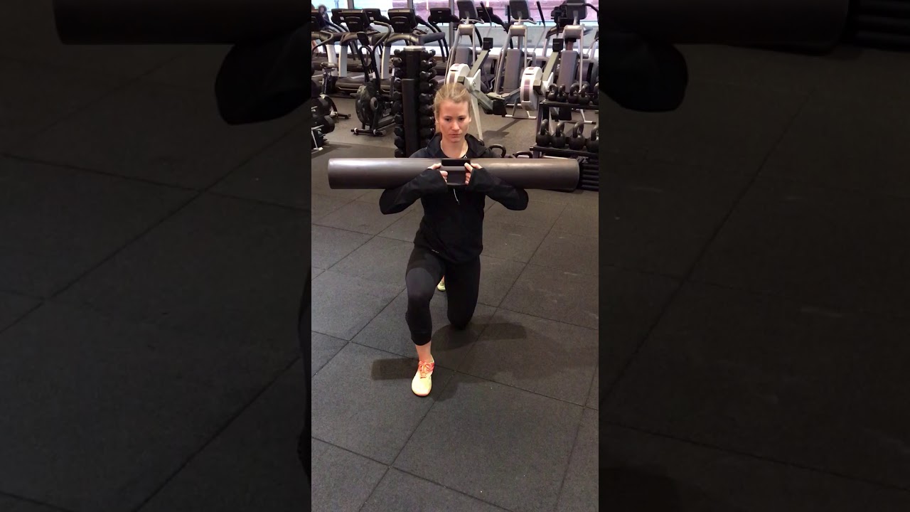 T-Spine Rotation- Half Kneeling Anterior Load Two-Arm Middle w/vipr ...