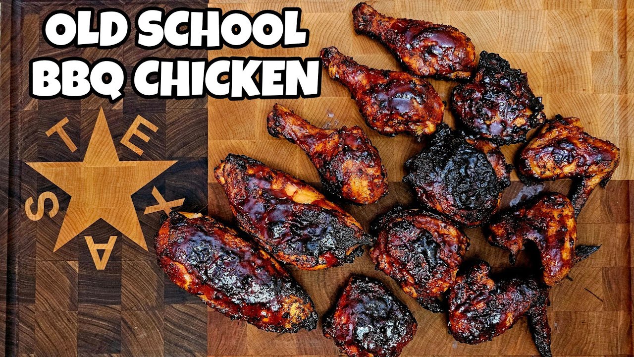 Old School Backyard BBQ Chicken - Smokin' Joe's Pit BBQ - YouTube