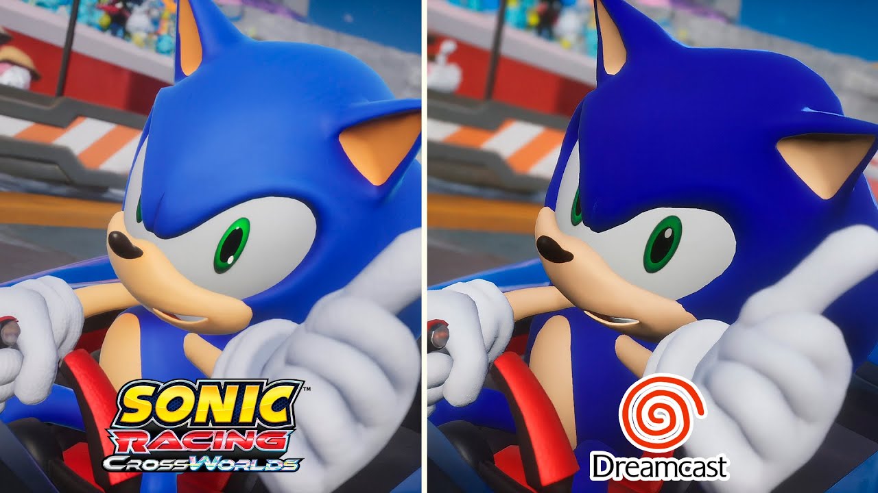 Modern vs Dreamcast Sonic Styles | Side by side Comparison | Sonic ...