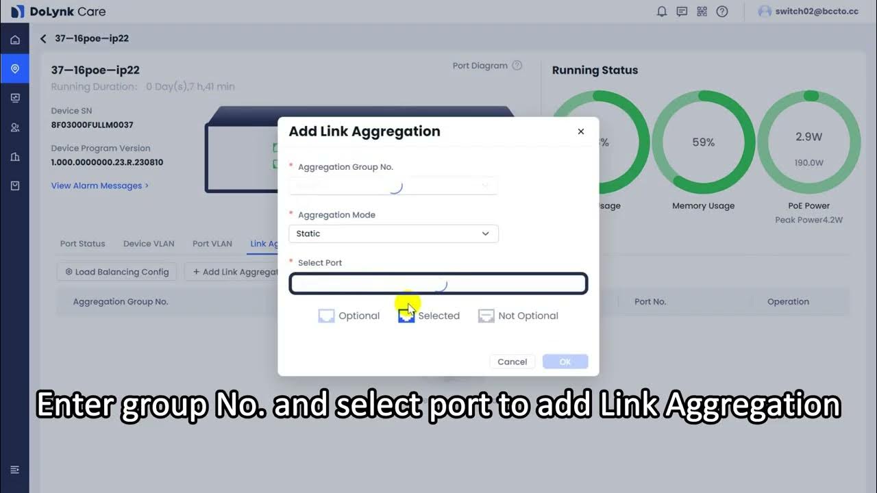 How to configure Link Aggregation - YouTube