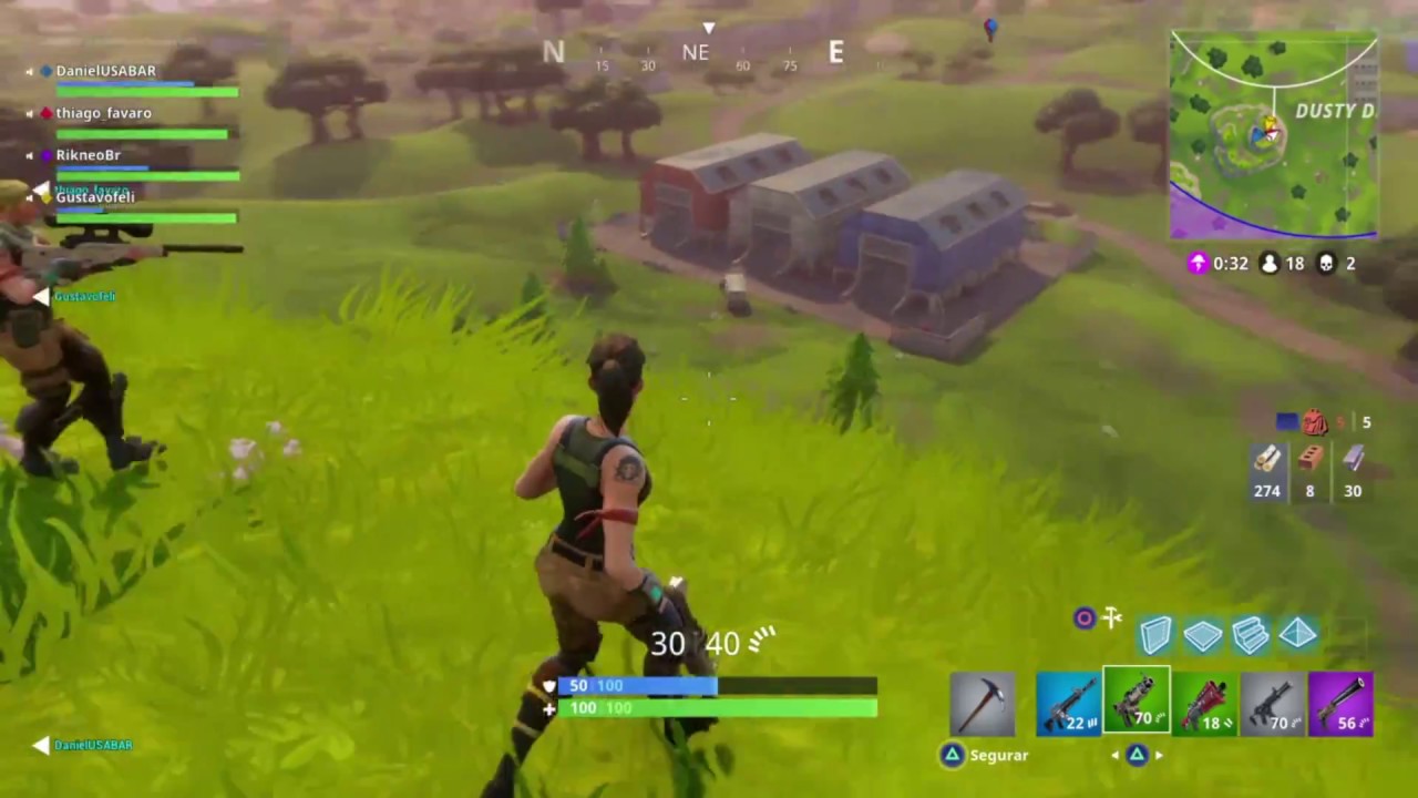 Fortnite se ferrando no final RS - YouTube