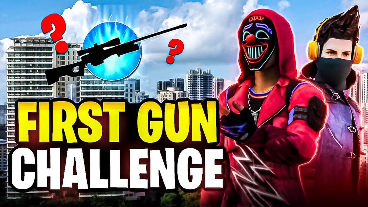 #13 first gun challenge with my friends - YouTube