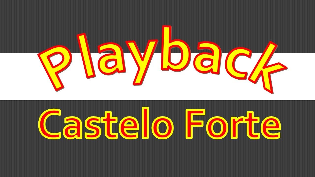 Castelo Forte Castelo Forte Playback (kit de ensaio) - YouTube