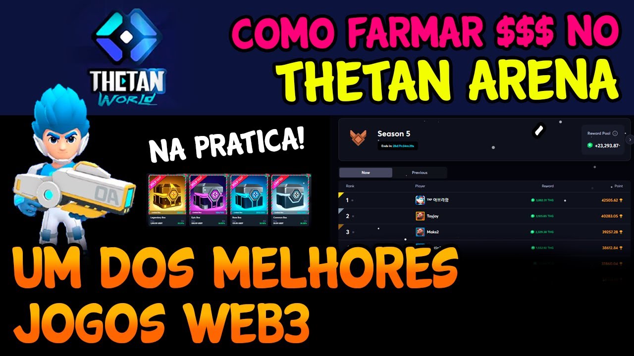 UM DOS MELHORES JOGOS WEB3 DA ATUALIDADE - THETAN WORLD - YouTube