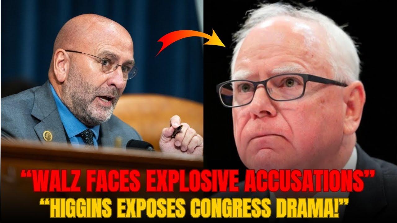 Tim Walz HIDES His Face In Shame As Clay Higgins EXPOSE His Fraudulent ...